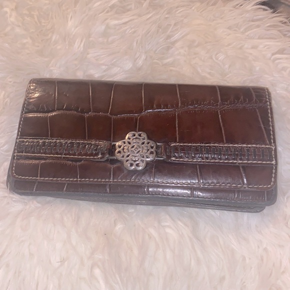 Brighton | Bags | Vintage Brighton Leather Croc Embossed Wallets | Poshmark